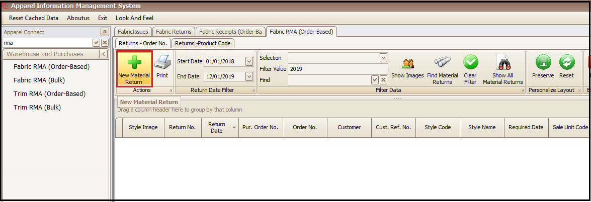 How To Create a Return Material to Supplier